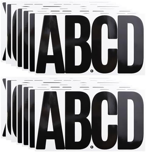 Amazon.com: Large Vinyl Letters | 6" to 36" Tall | Custom Vinyl Letter ...
