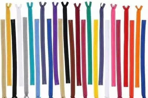 Gemsy 16-Inch Nylon Zippers | Set of 10 | Ideal for Tailoring, Crafts ...