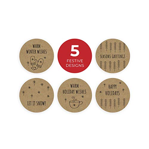 Snapklik.com : Warm Winter Wishes Holiday Stickers Stickers/500 ...