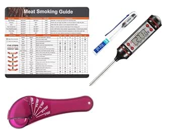 Amazon.com: Magnetic Smoking Guide Temperature Chart – Meat Types ...