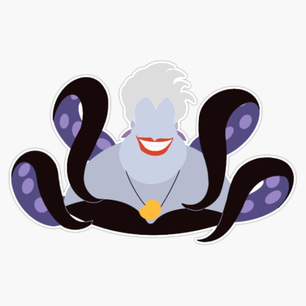 Amazon.com: Minimalist Ursula Sticker Vinyl Waterproof Sticker Decal ...