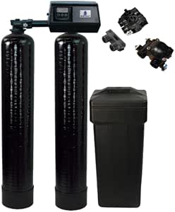 AFWFilters Premium Purolite C100E Resin Fleck 9100SXT Twin Tank Dual ...