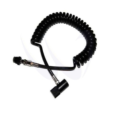 New Paintball Coil Remote Hose Line with Quick Disconnect & - Want It All