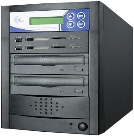 EZ DUPE 1 to 1 Multimedia CD DVD Duplicator – Flash Media (USB/SD/CF/MS ...