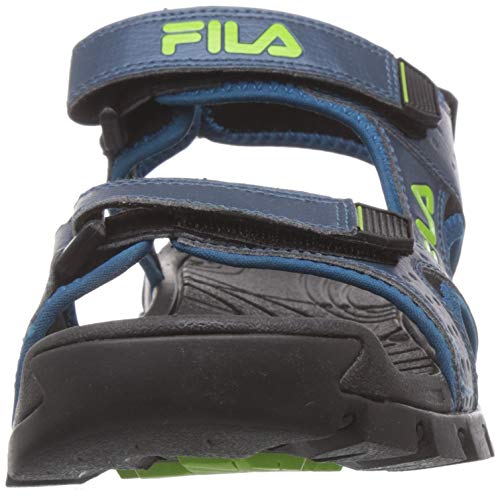 Fila Men Ettore NVY/Blk/LIM Outdoor Sandals-11 UK (45 EU) (12 US ...
