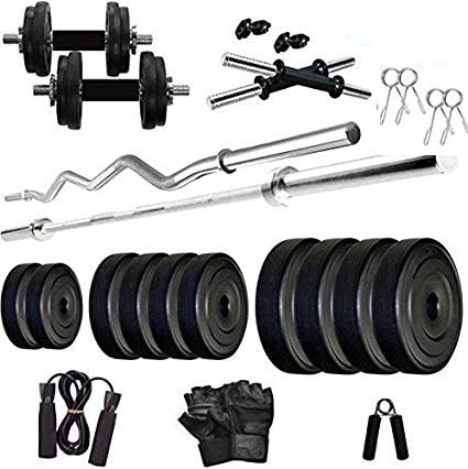 Body Tech Home Gym Set 50 kg : Amazon.in: Sports, Fitness & Outdoors