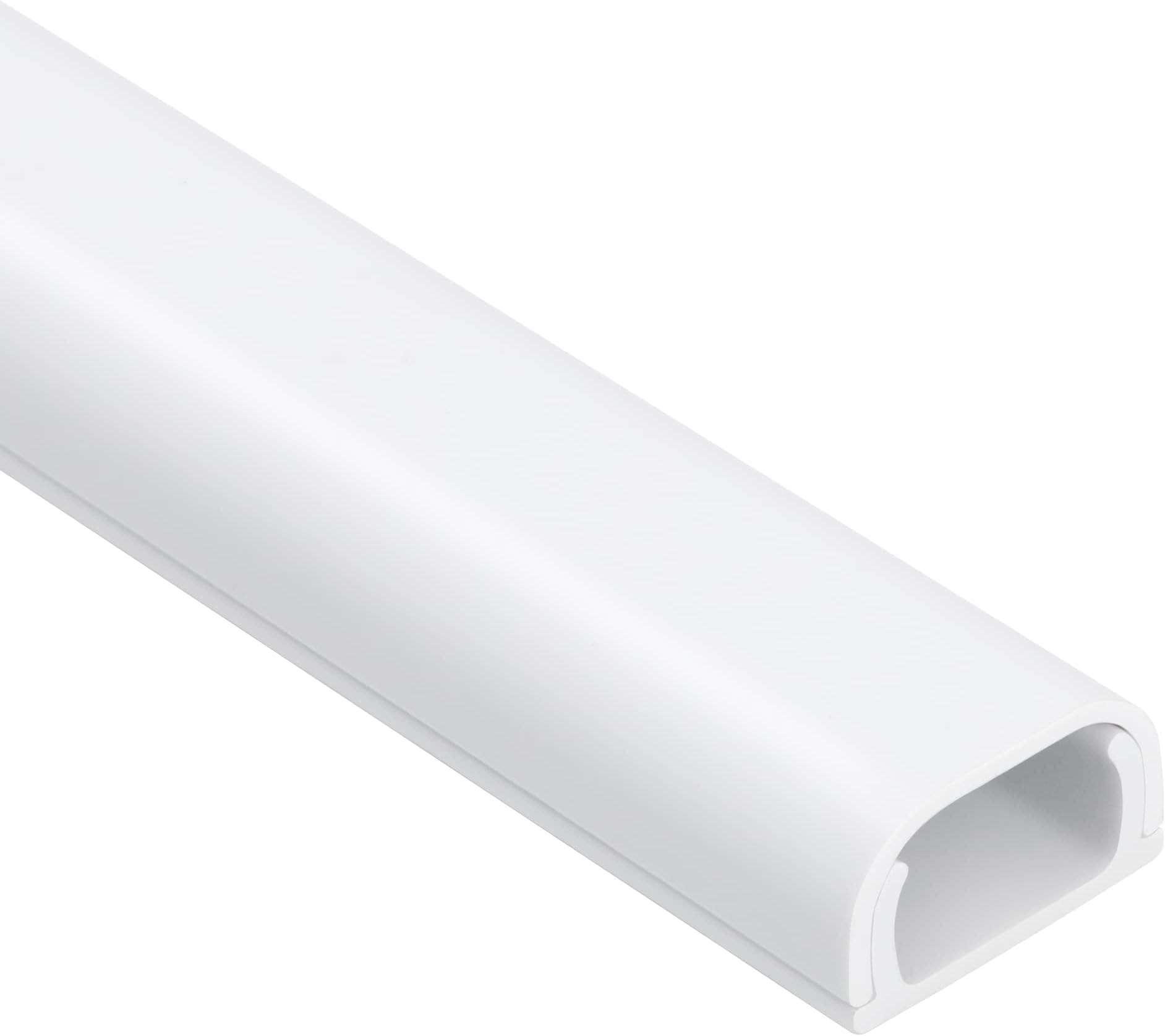 Wire Covers for 2 Cords, 68in Wire Hider On Wall Mounted, White Cord ...