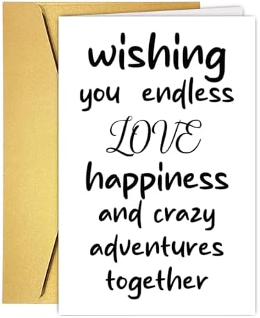 Funny Wedding Card for the Couple, Humorous Congrats Card for Bride ...