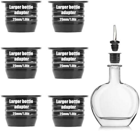 Amazon.com: LUCKLOCK, Liquor Pours Spouts Adapters (Packof 6), Adapt ...
