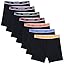 INNERSY Men's Boxer Briefs Cotton Stretchy Underwear 7 Pack for a Week ...