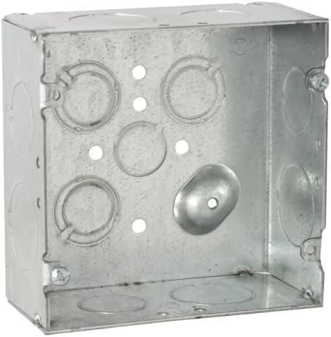 RACO 8265SP 4-11/16 in. Welded Square Box, 20-Pack, Gray, 20 Count ...