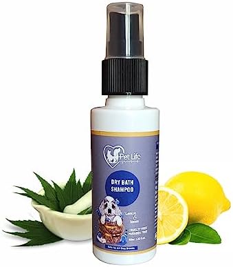 Buy Pet Life Organic Dry Bath Shampoo for Dogs & Puppy | Waterless ...