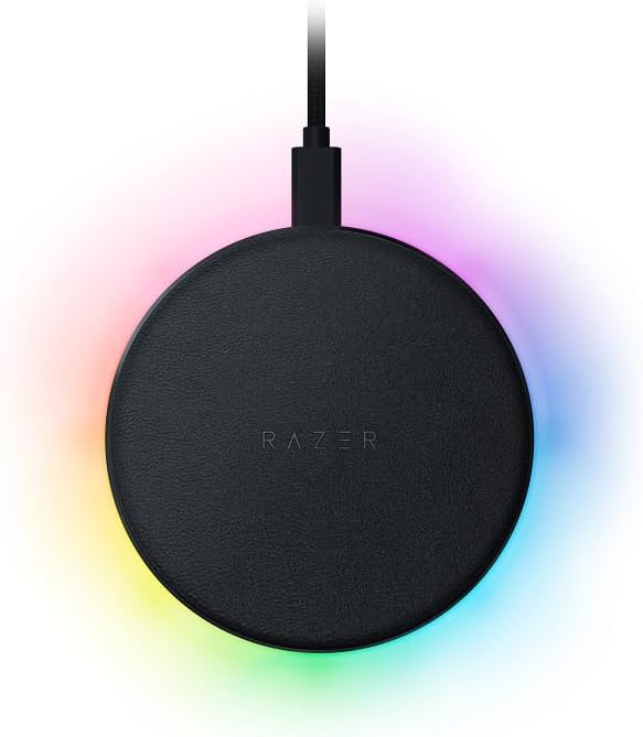 Razer Charging Pad Chroma - Quick Wireless Charger (10W, Almohadilla de ...