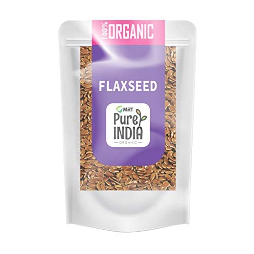MRT ORGANIC Pure India Flax Seed(In Pouch)Organic 100Gm : Amazon.in ...