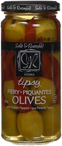 Amazon.com : Sable & Rosenfeld Tipsy Olives - Green Olives Stuffed with ...