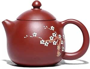 Amazon | 160ml 紫砂ポット 手作り紫砂ティーセット アフタヌーンティーセット ポット (A 11.2 x 8.2cm) | ティーポット