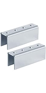 Amazon.com: eoere 2 PCS U Shaped Splice Fittings Strut Connector ...