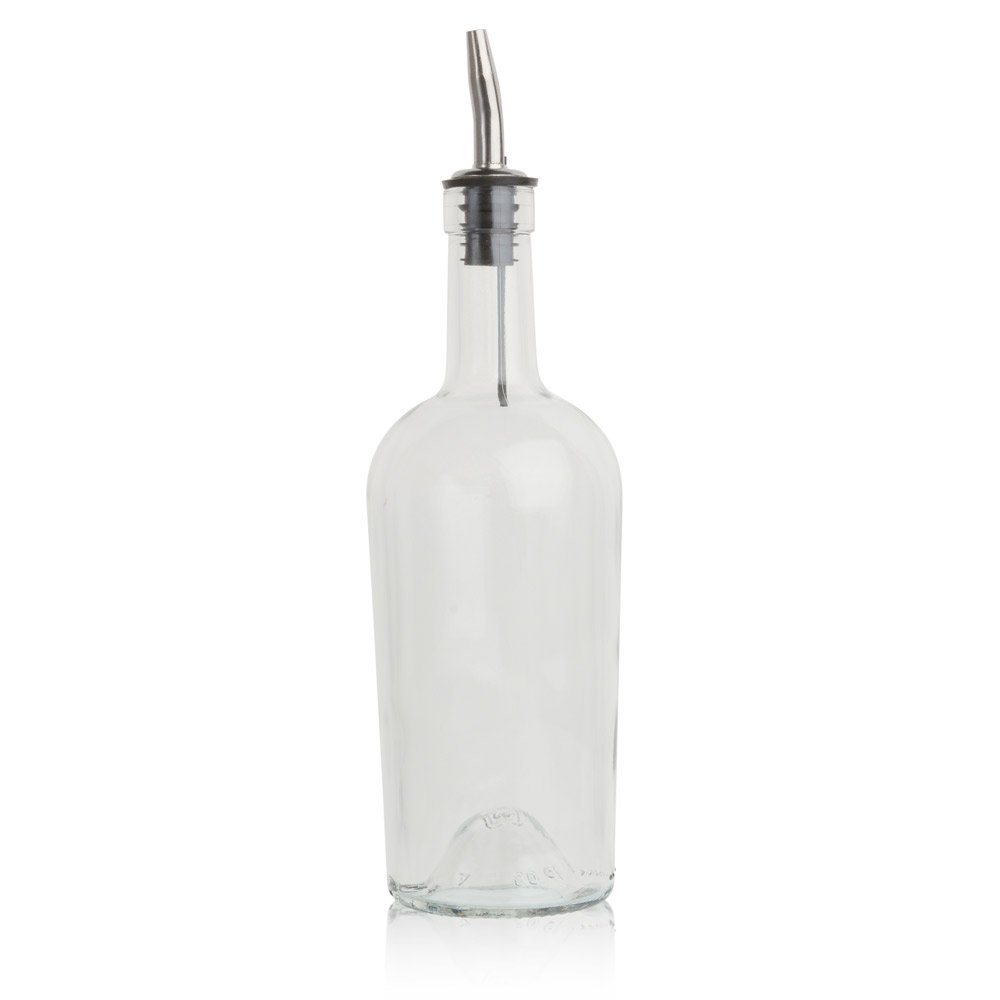 Amazon.com: Tablecraft Home Glass Syrup Bottle with Vented Stainless ...