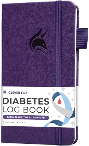Amazon.com : Clever Fox Diabetes Log Book – Daily Diabetic Food Journal ...