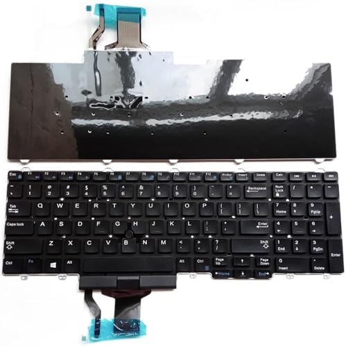 Amazon.com: Replacement Keyboard for Dell Latitude 5500 5501 5510 5511 ...