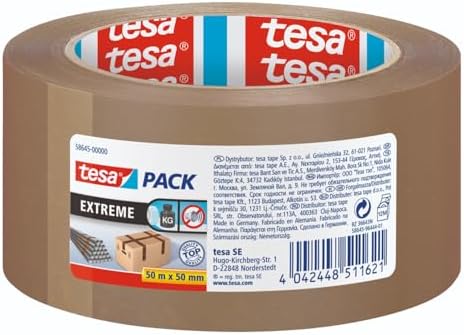 tesapack Extreme, Premium-Paketband, besonders klebstark und reißfest ...