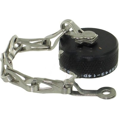 "Amphenol Industrial MS25043-14DA connector, milspec protection cap for ...