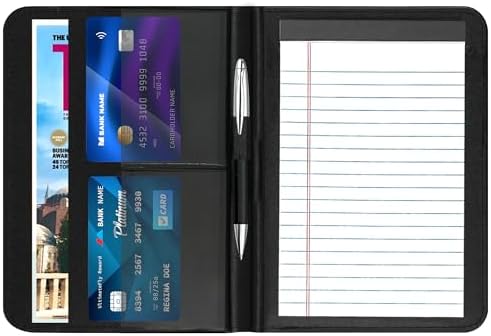 Amazon.com : Konper Padfolio/Portfolio Binder, Mini Padfolio Portfolio ...