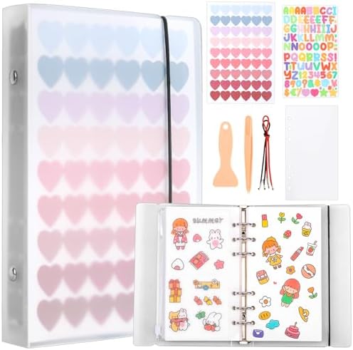Amazon.com: Reusable Sticker Book 100 Sheets,Sticker Collecting Book ...