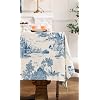 Amazon.com: patdrea Designer Vintage Cyan Long Tablecloth for Rectangle ...