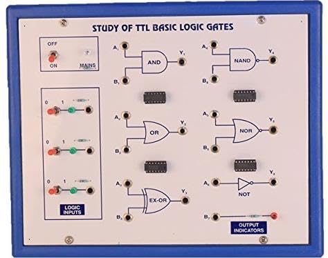 Study Of Logic Gates Using Ttl ICs 6 in 1 : Amazon.in: Industrial ...