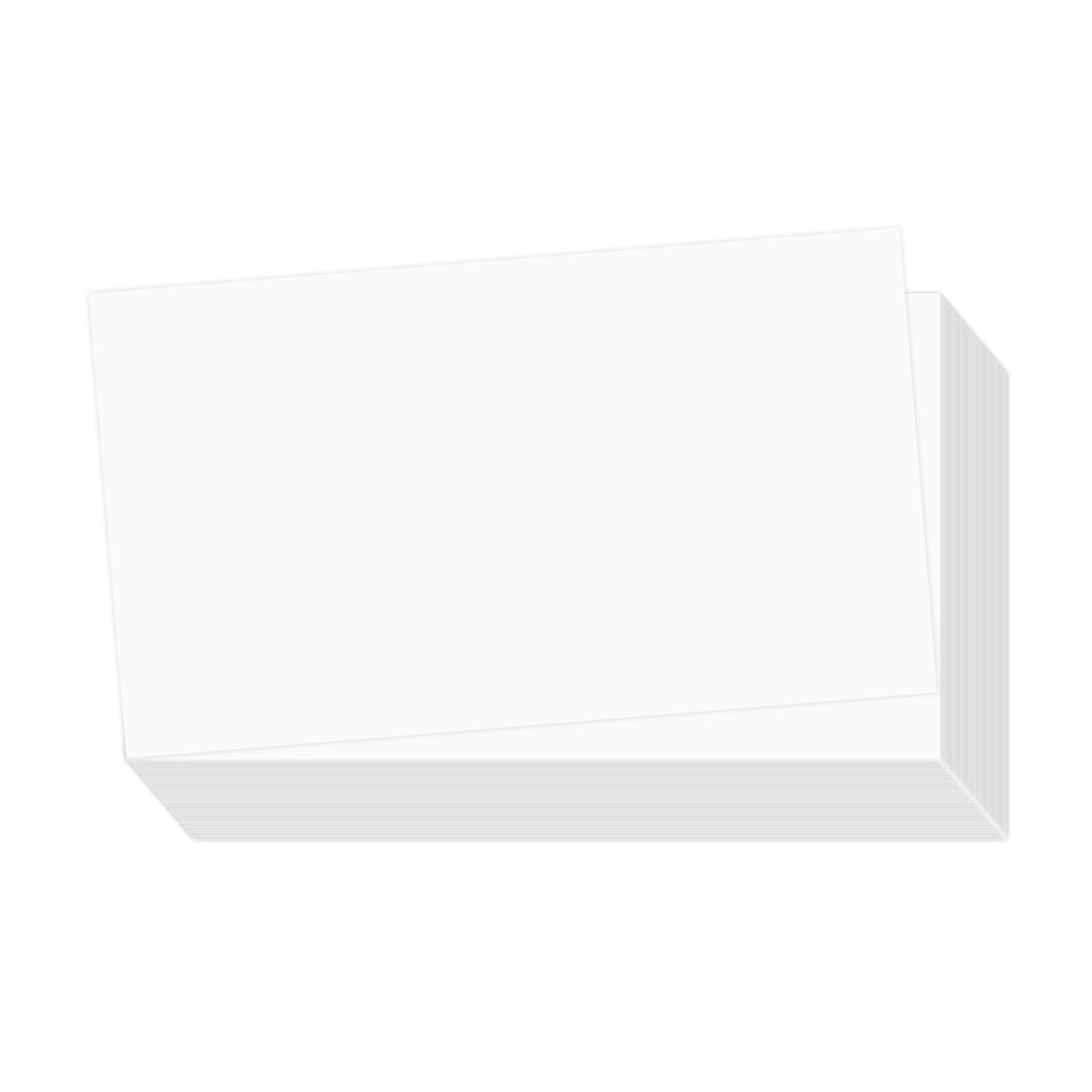 Amazon.com : 2 x 3.5 Blank White Business Cards, 200 Pcs - Small Plain ...