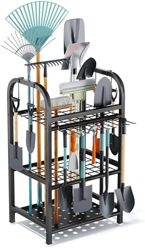 Amazon.com: DIRZA Garden Tool Organizer,Yard Tool Organizer for Garage ...