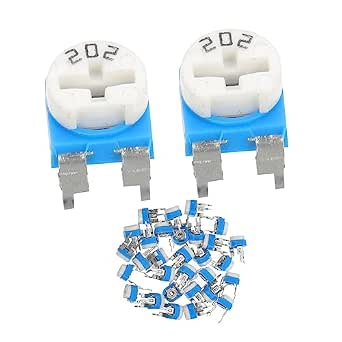 Amazon.co.jp: BUGUUYO 30pcs Variable Resistor Trimmer Potentiometer ...