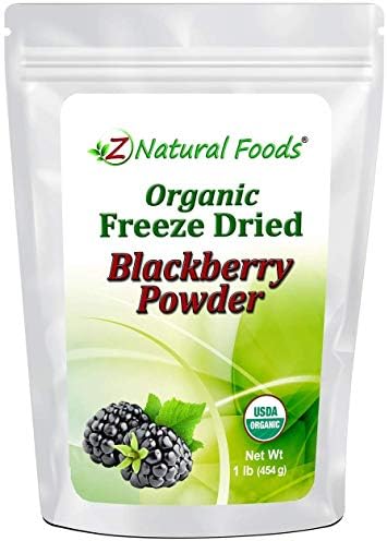 Amazon.com: Z Natural Foods Organic Blackberry Powder, Freeze Dried ...