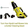 Amazon.com : ArloCatcher 30-Foot Gutter Cleaning Kit for RYOBI Leaf ...