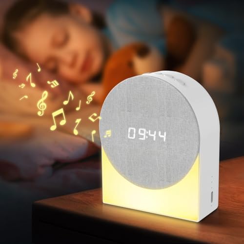 Amazon.com: 3 in 1 Bluetooth Speaker + Night Light + White Noise Sound ...