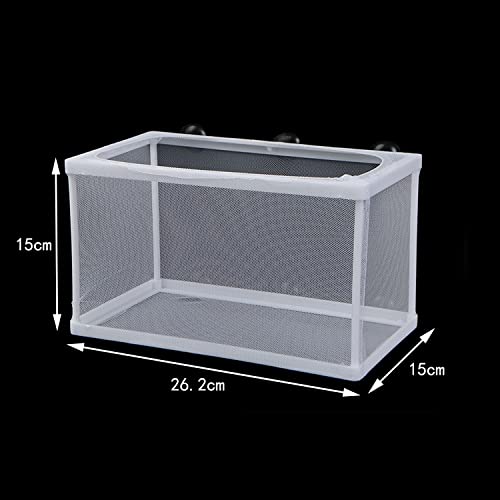 NAUZE Fish Tank Isolation Net Incubator Protection Box for Fish Fry ...