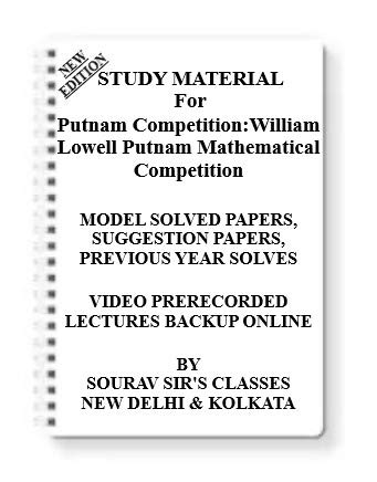 Putnam Competition William Lowell Putnam Mathematical Competition (Set ...