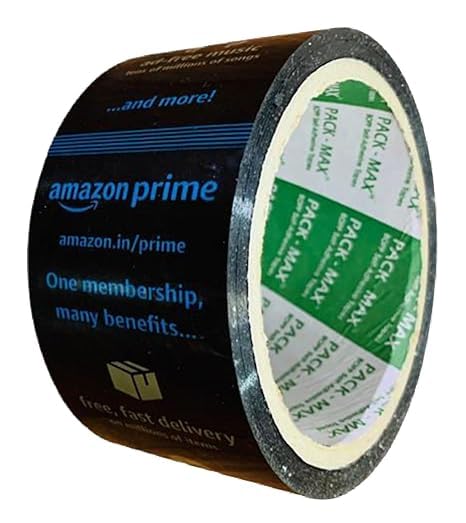 PackMax (Pack Of-18) Amazon Printed (2 inch x 50 mtrs) Strong Adhesive ...