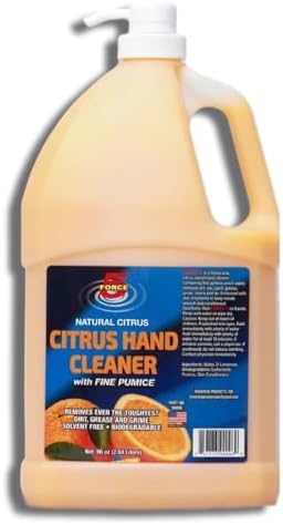 Amazon.com : Force 5 - Citrus Hand Cleaner for Mechanics – Heavy-Duty ...