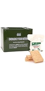 Amazon.com: Emergency Food Rations Bars - Original Flavor Hardtack, Mre ...
