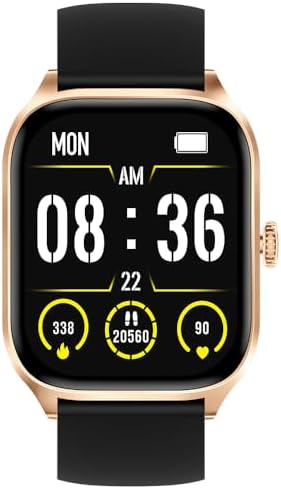 TIMEX iConnect Calling Smartwatch|1.83" TFT Display with 240x284 Pixel Resolution|Single Sync ...