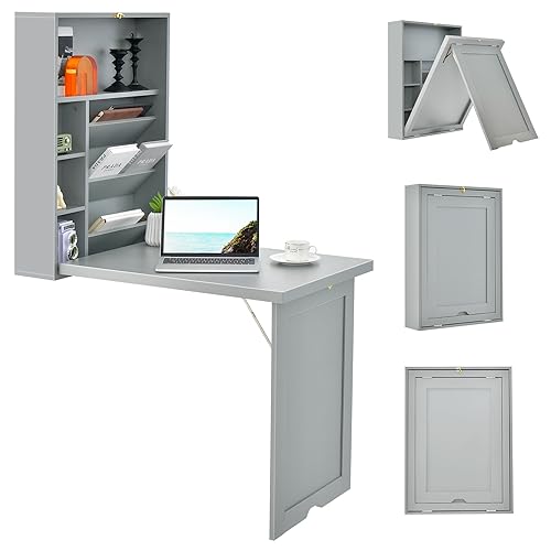 Fold-Out Convertible Desk Creates A Working Desk Out Of Nothing ...