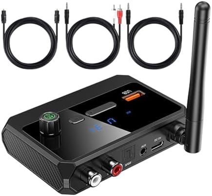 Amazon.com: SUYEE Bluetooth 5.3 Receiver for Home Stereo, RCA Bluetooth ...