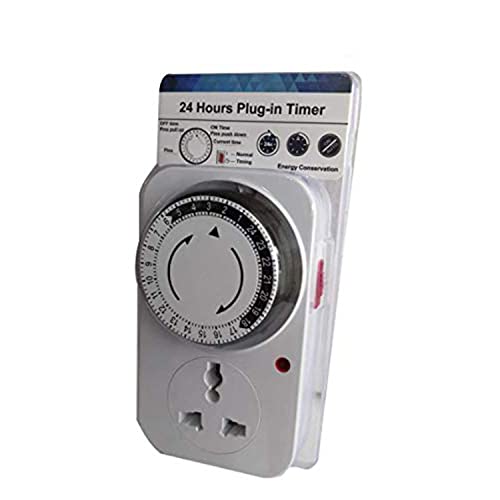 Quick Sense 24-Hour Plug-in Mechanical Timer Switch | Automatic On /Off ...