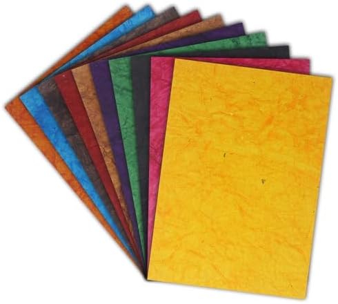 Paraspapermart A4 Size Multicoloured Handmade Paper Sheets For ...