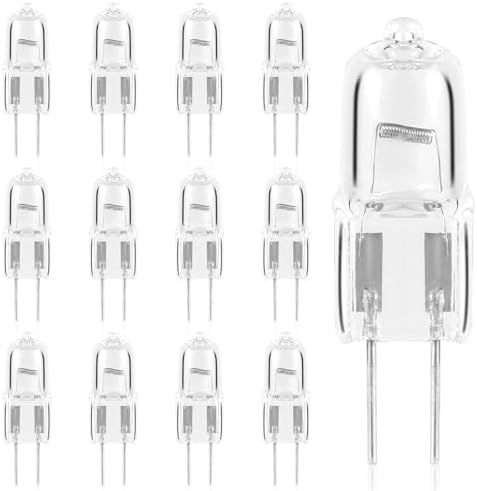 12pcs G4 Halogen Bulb, Small Oven Type G4 Light Bulbs 2 Pin Replacement ...