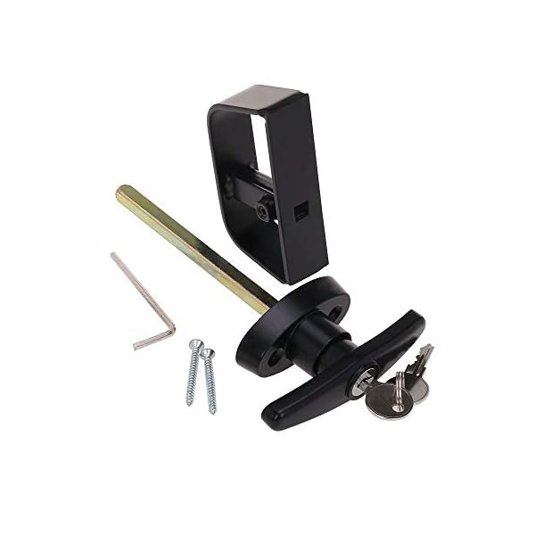 StartFine T-Handle Lock kit Shed Door Lock with Keys and Screws, 6 ...
