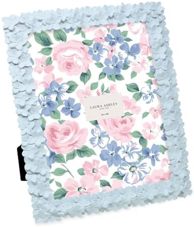 Amazon.com - Isaac Jacobs 5x7 Blue Flower Textured Hand-Crafted Resin ...