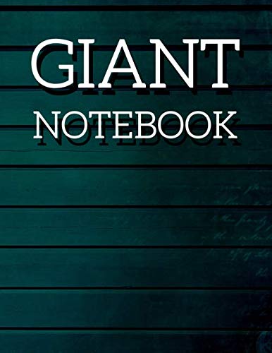 GIANT NOTEBOOK: Extra Large Notebook 8.5 x 11 ,590(Lined) Ruled Pages ...